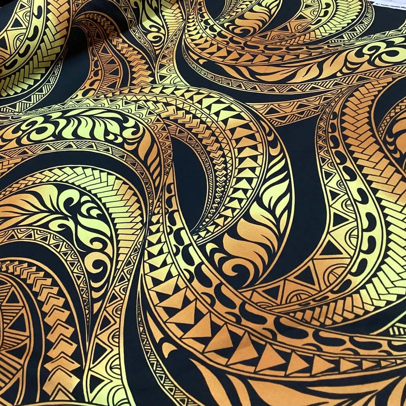 Polynesian Fabric - Etsy