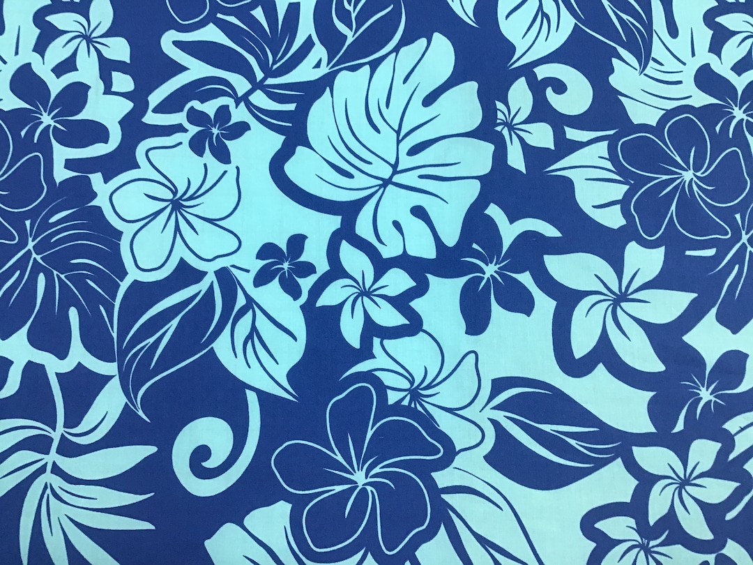 Beautiful Hawaiian Print in Poly Cotton (yardage Available) - Etsy