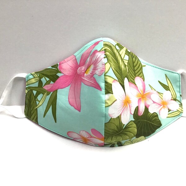 Tropical Face Mask - Etsy