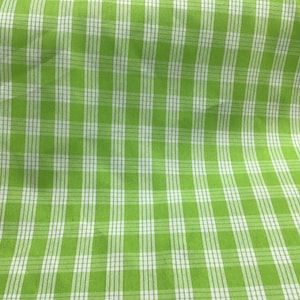 Lime Green Palaka Heavy Woven 100% Cotton Fabric Sold by the Yard - Etsy