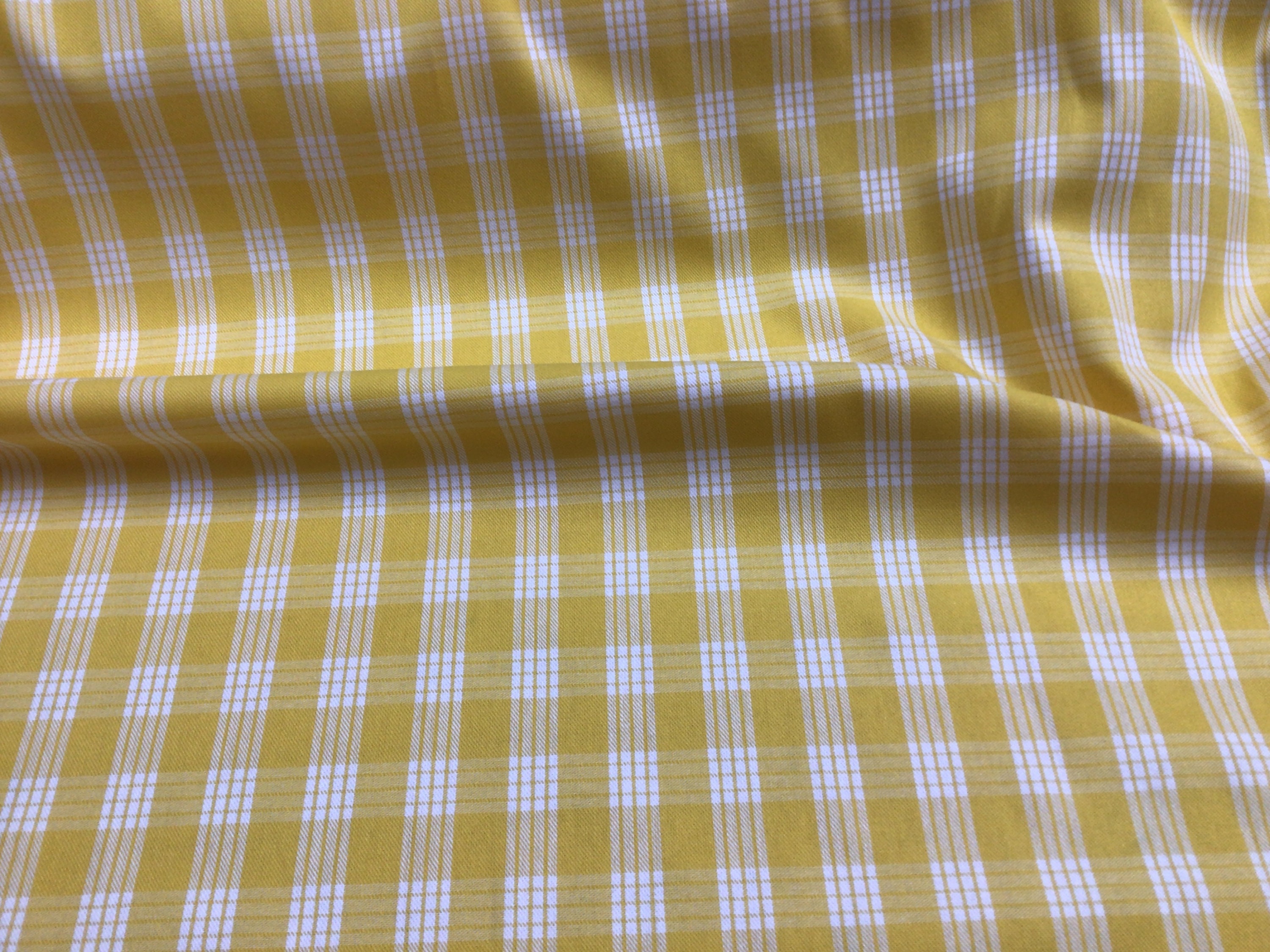 Yellow Palaka Heavy Cotton Woven Fabric Sold by the Yard (yardage ...