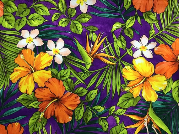 Purple Hawaiian Flower Background