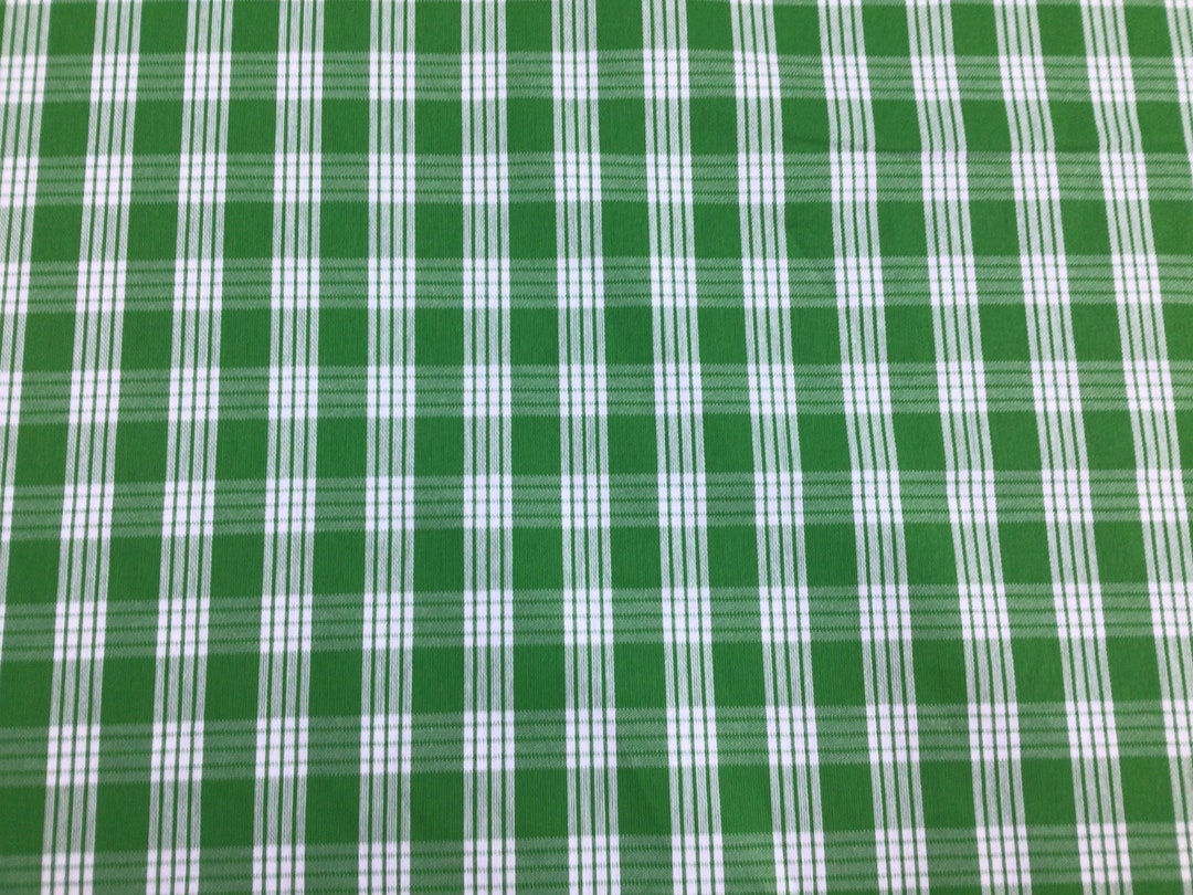 Green Palaka Heavy Woven 100% Cotton Fabric Sold by the Yard - Etsy