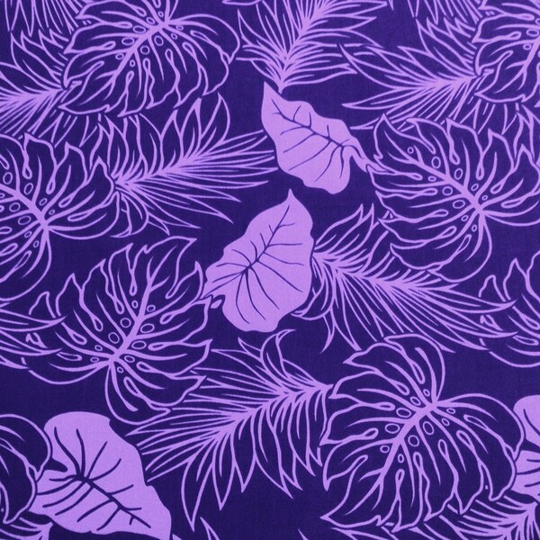 Purple Hawaiian Fabric - Etsy
