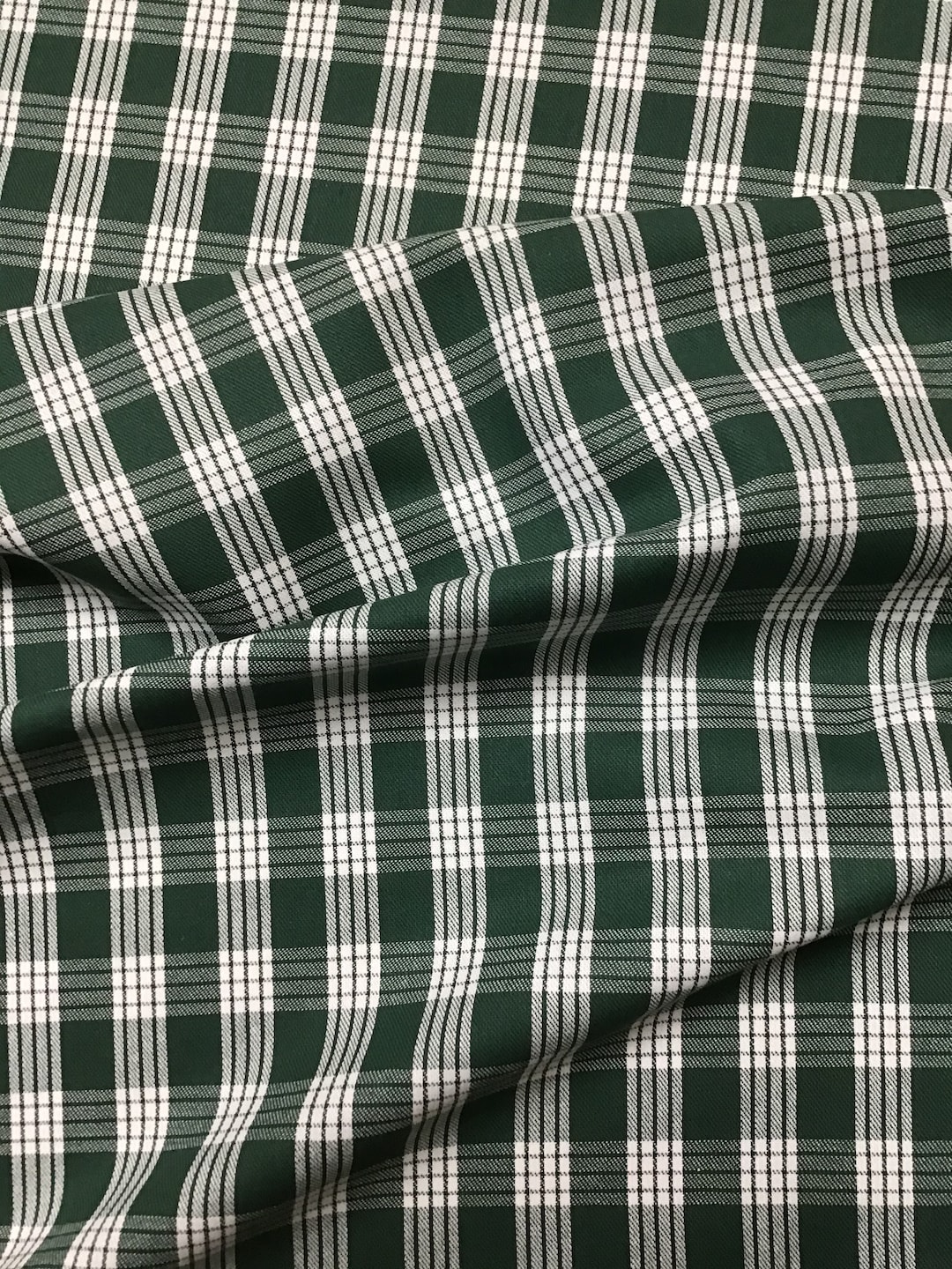 Hunter Green Palaka Heavy Cotton Woven Fabric (yardage Available) - Etsy