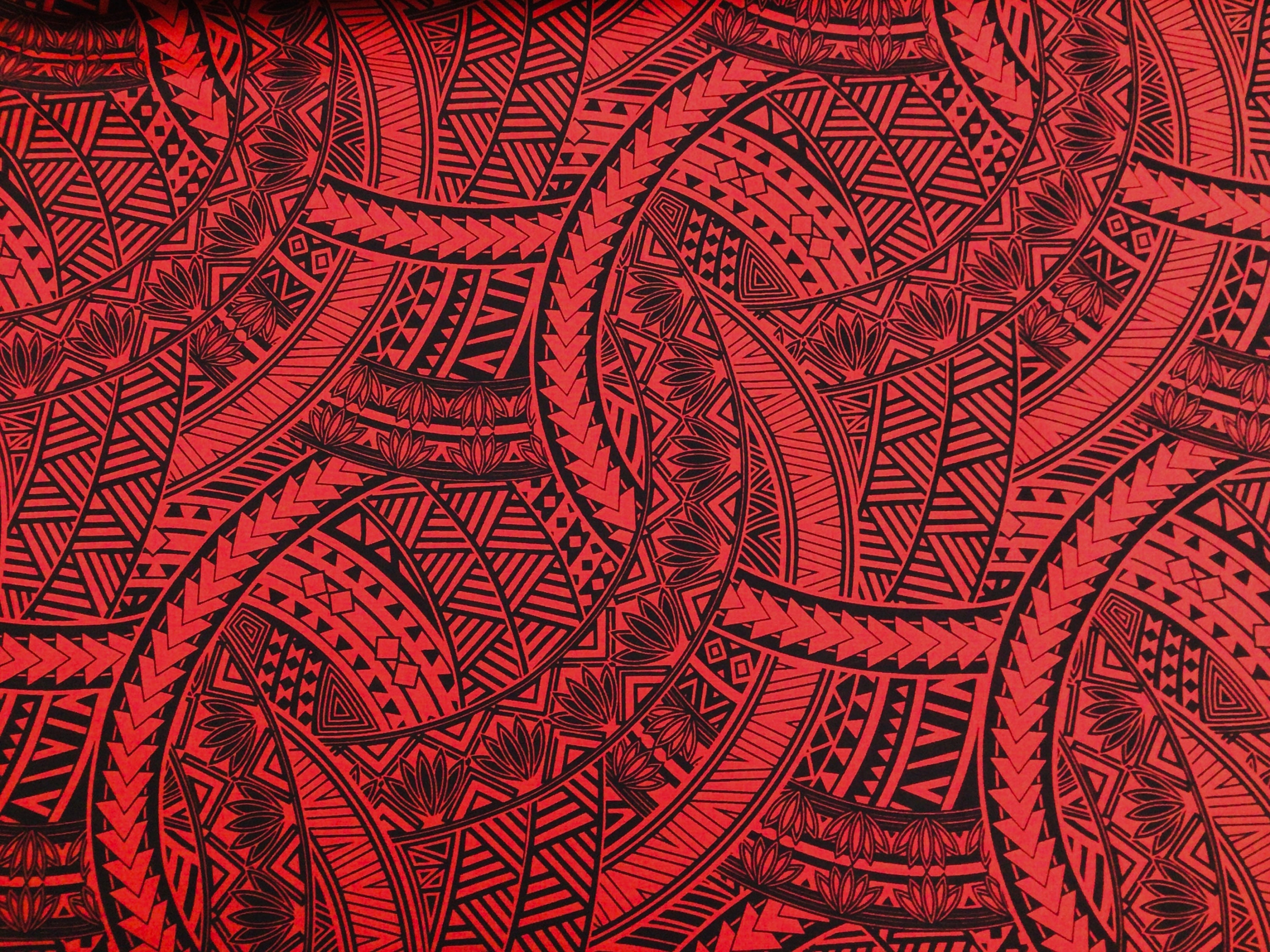 Red Tribal Pattern