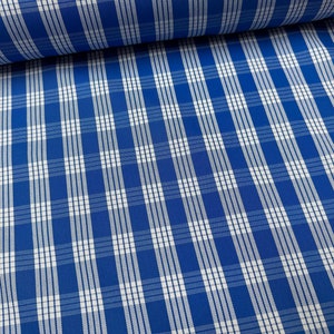 Royal Blue Woven Palaka Hawaiian Print Fabric (yardage Available) - Etsy