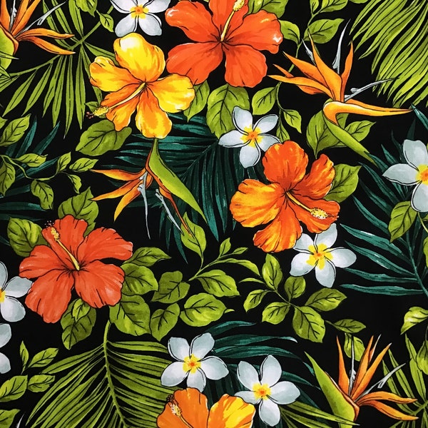 Tropical Fabric - Etsy