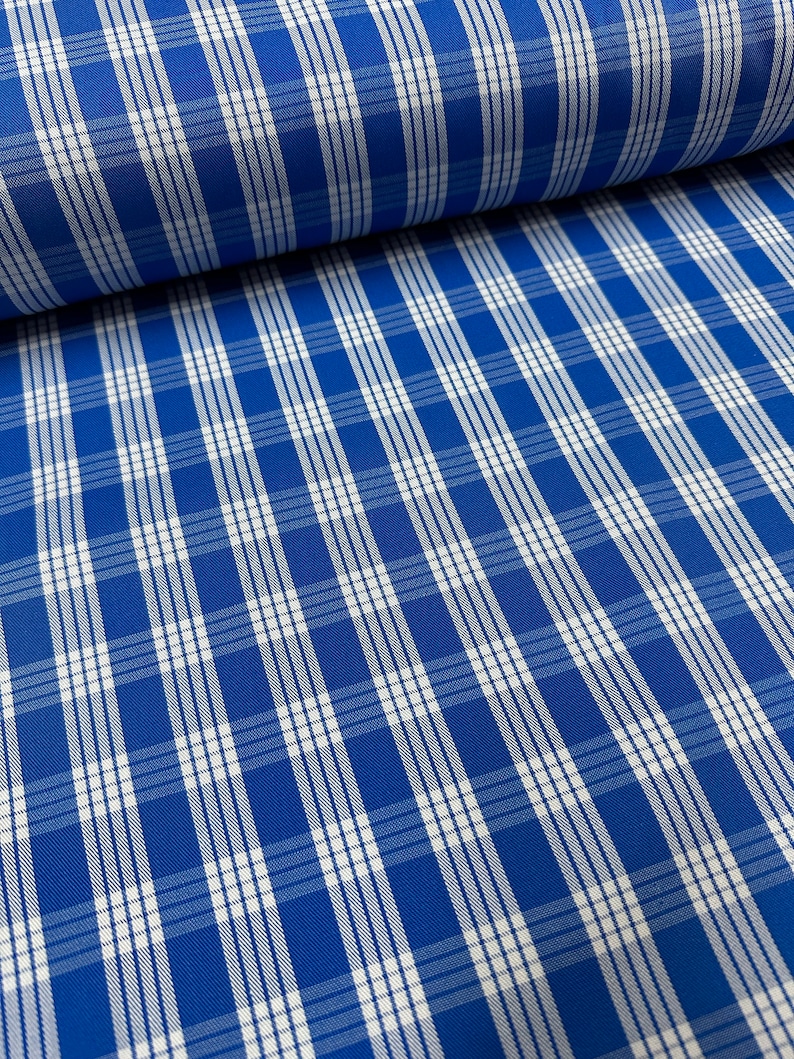 Royal Blue Woven Palaka Hawaiian Print Fabric (yardage Available) - Etsy