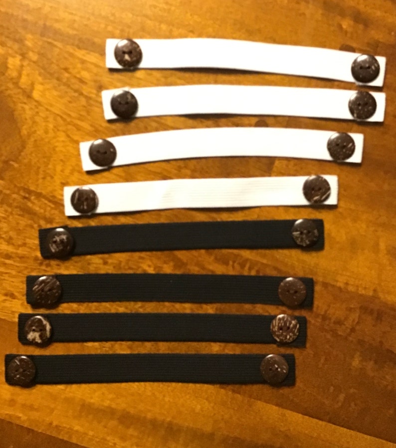 Face Mask Ear Saver Elastic Ear Extender With Coconut Buttons - Etsy