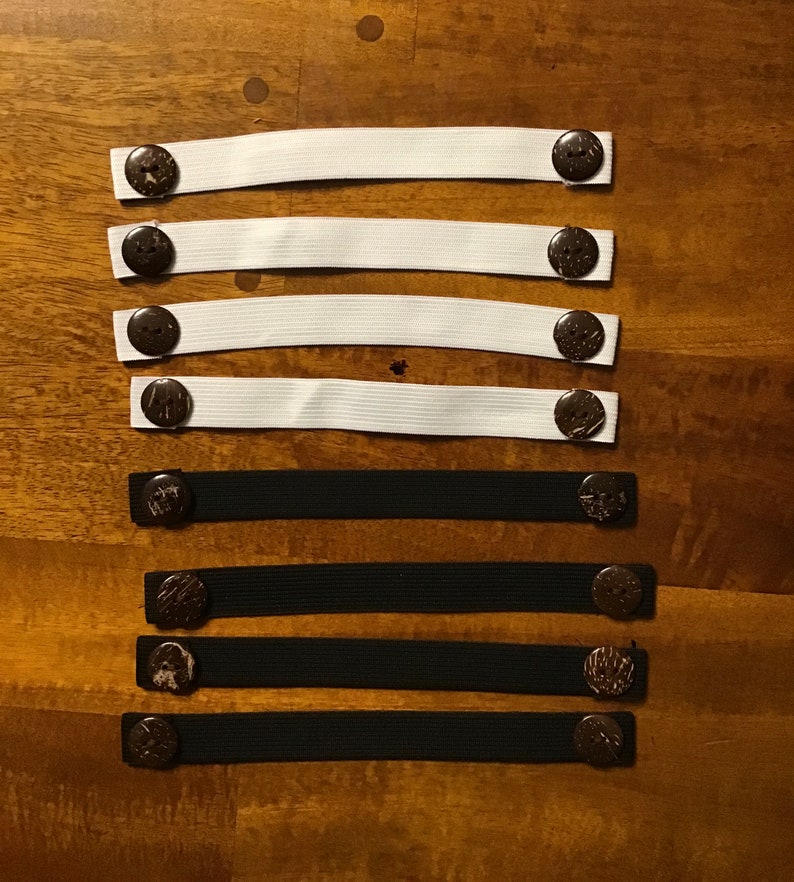 Face Mask Ear Saver Elastic Ear Extender With Coconut Buttons - Etsy