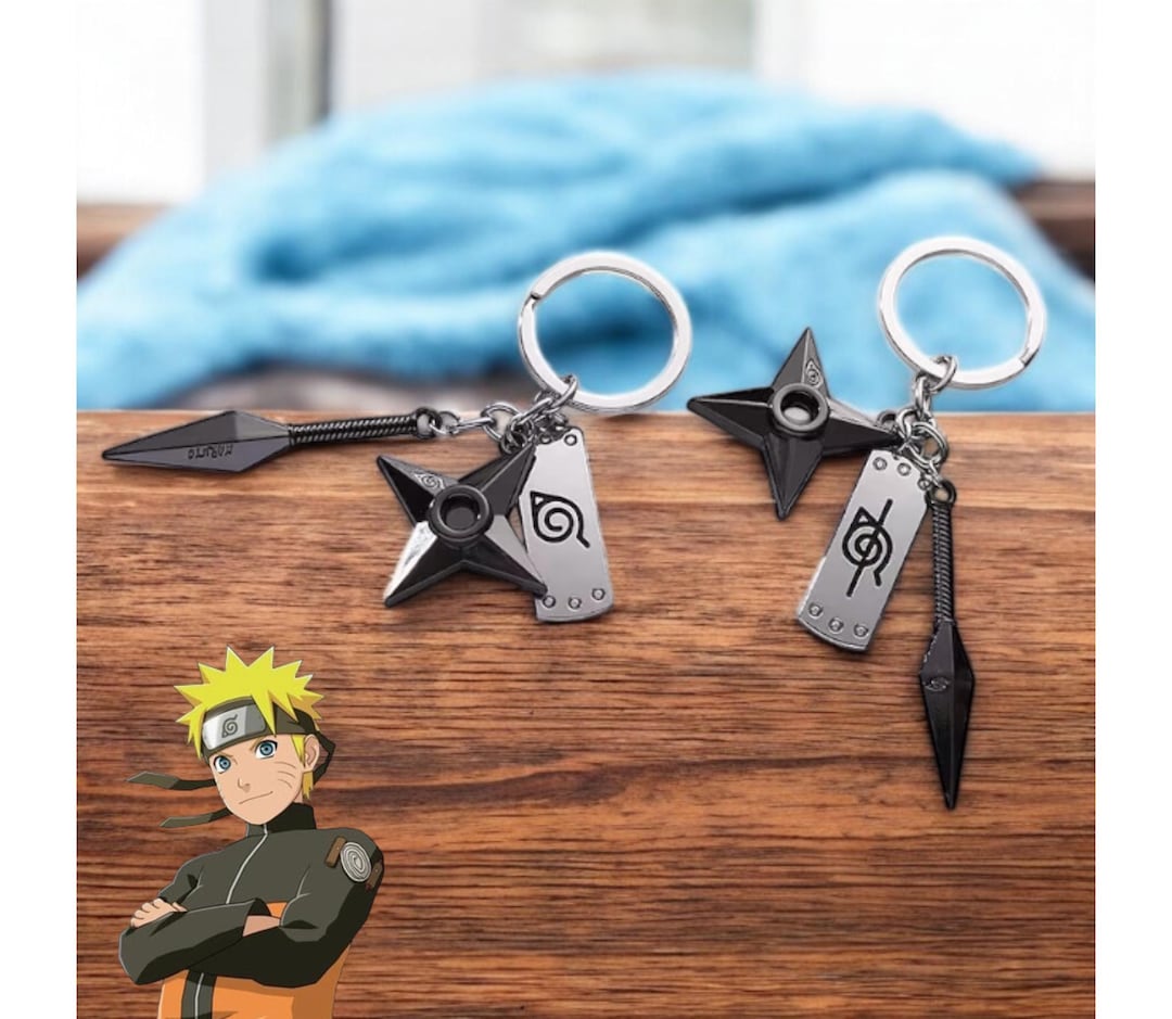 Naruto Anime Keychain, Anime Naruto Shippuden, Ninja Key Ring, Kunai ...