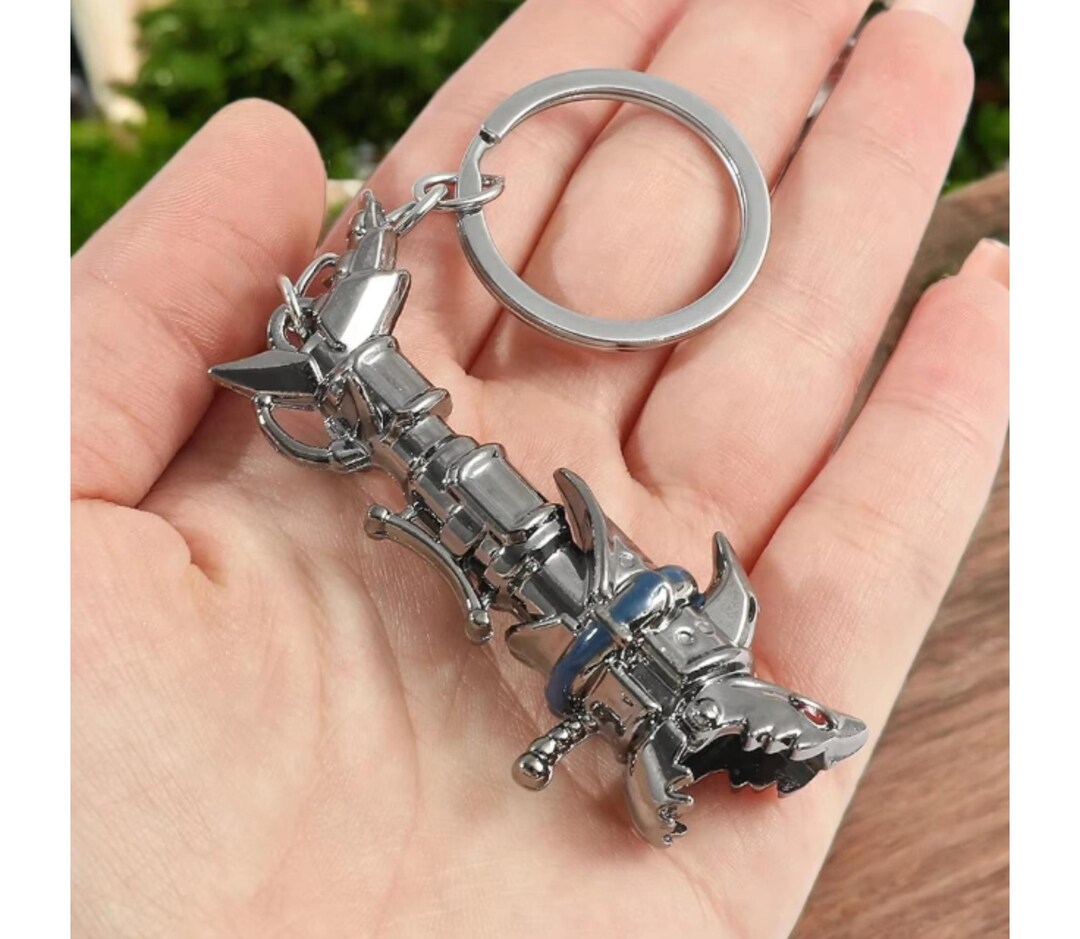 Jinx Cannon Keychain, Arcane Keychain, Gamer Gift, League Fan Gift ...