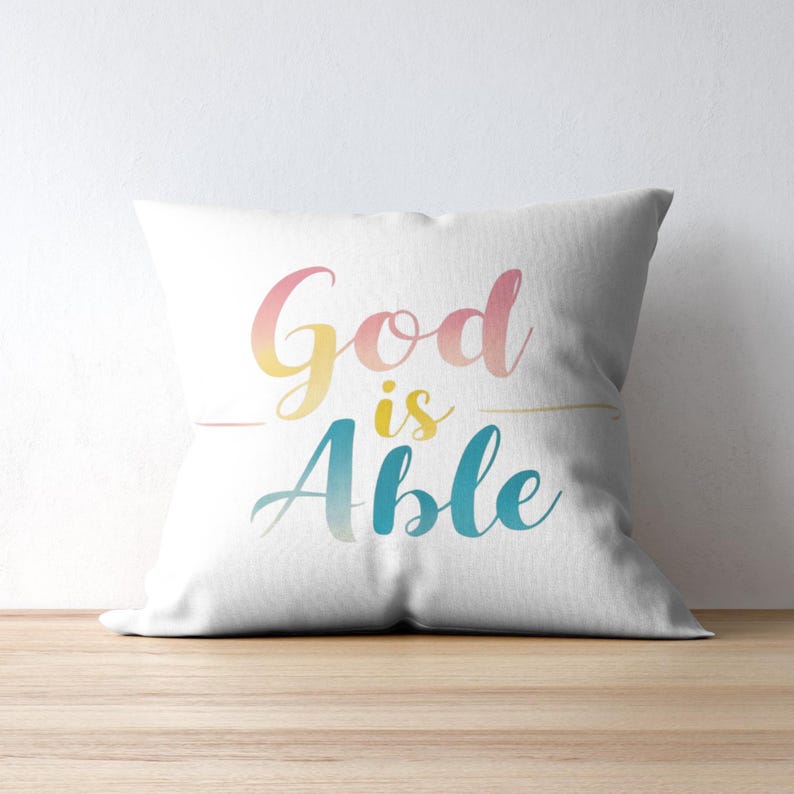 God is Able PNG Clipart, Christian Faith Design (digital Download) - Etsy