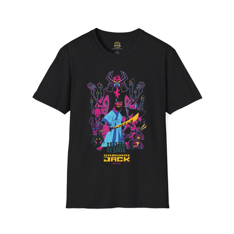 Samurai Jack Anime Unisex T-shirt, Cartoon Network Nostalgic Gamer Tee ...
