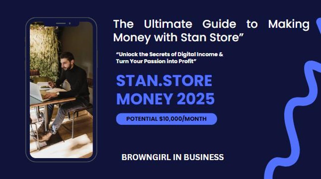 STAN STORE MONEY Blueprint 2025 - Etsy
