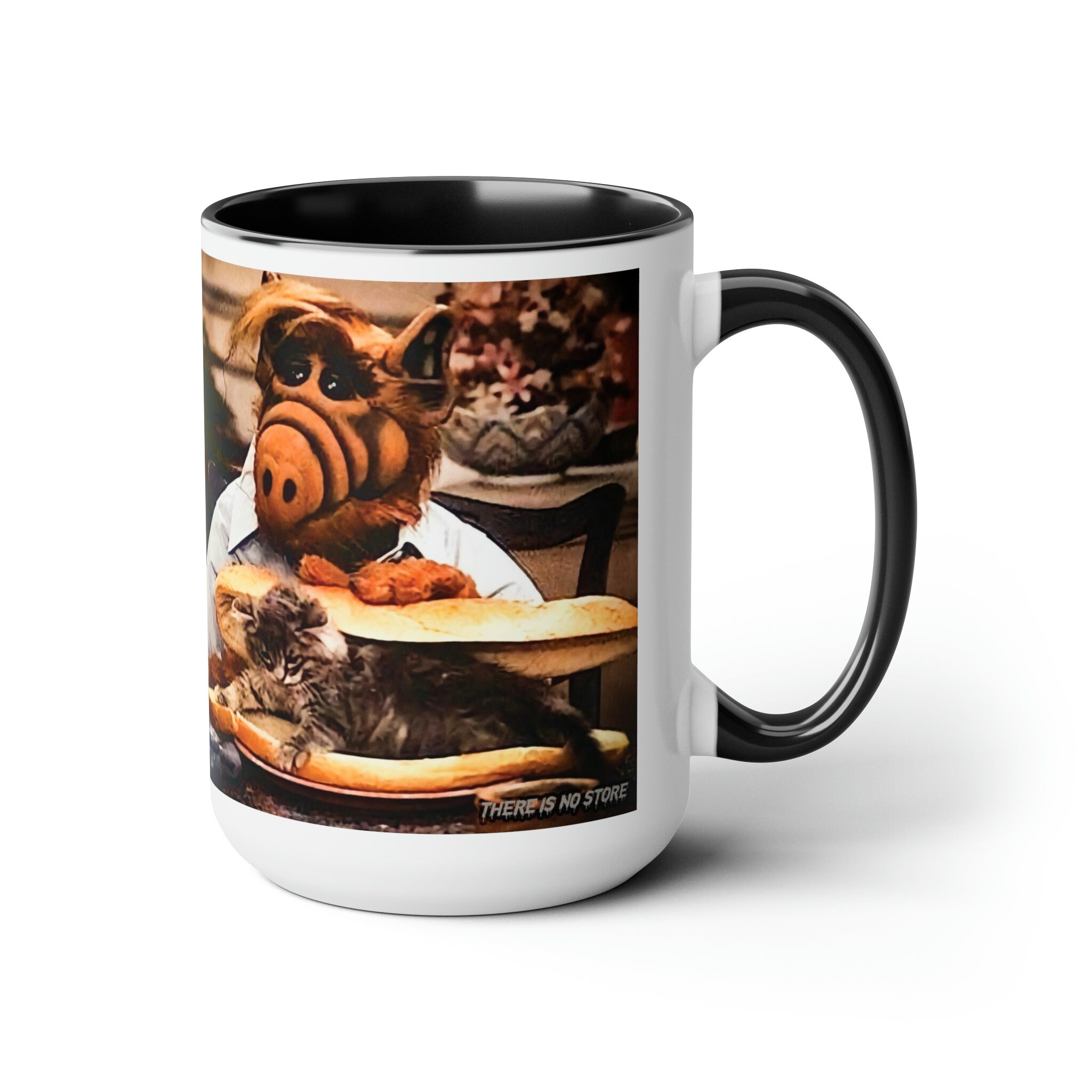 Alf TV Show Mug: 1980s Nostalgia, Funny Kitsch Gift | Large Size 15oz ...