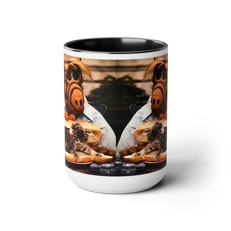 Alf TV Show Mug: 1980s Nostalgia, Funny Kitsch Gift | Large Size 15oz ...