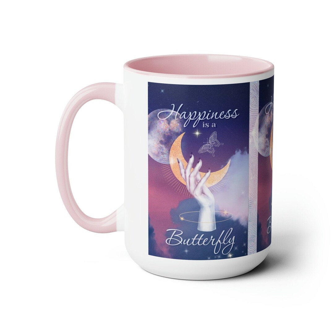 Lana Del Rey Song Lyric Mug | Happiness is a Butterfly | 15oz Large ...