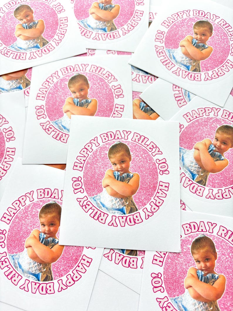 Custom 21st Birthday Sticker, Sign Night Sticker, Twenty First Birthday ...