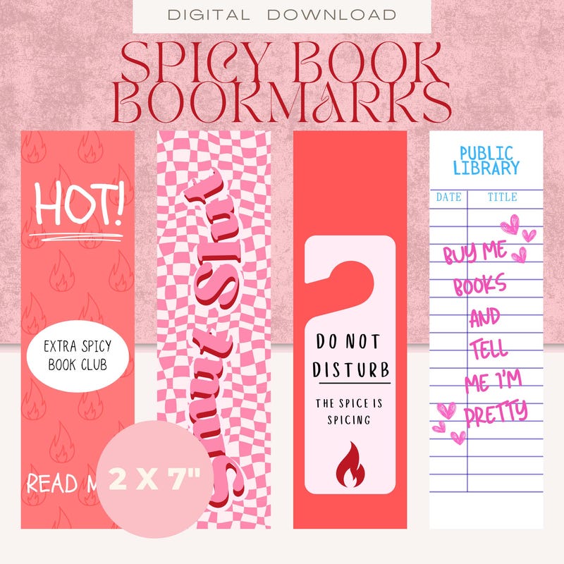 Printable Bookmark - Etsy