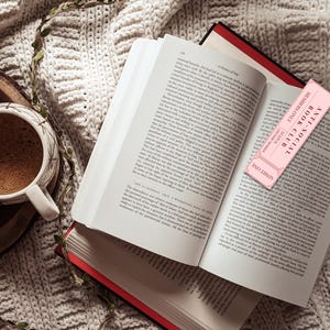 Printable Anti-social Book Club Bookmarks | Cute Movie Ticket Bookmark ...