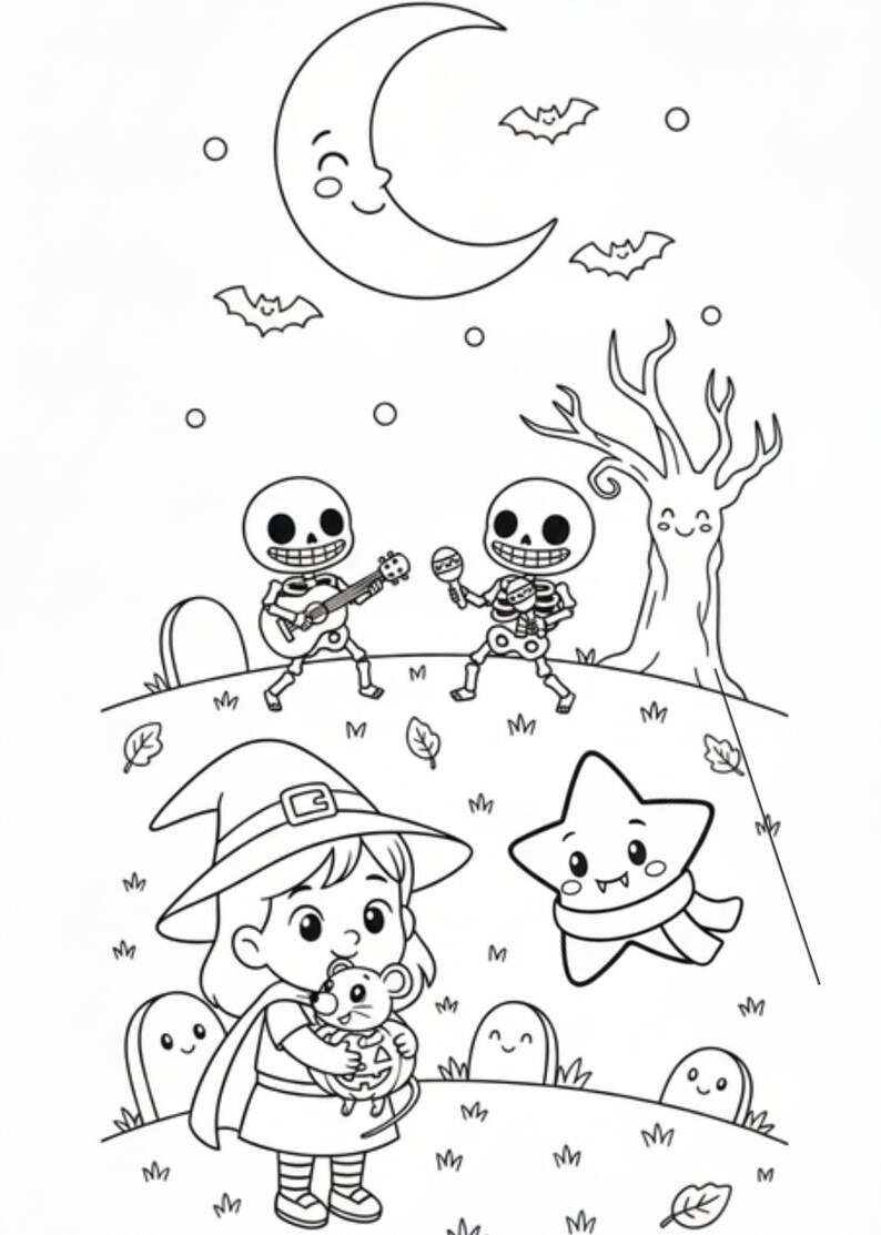 Libro de colorear de Halloween niños pequeños | 25 páginas de diversión ...