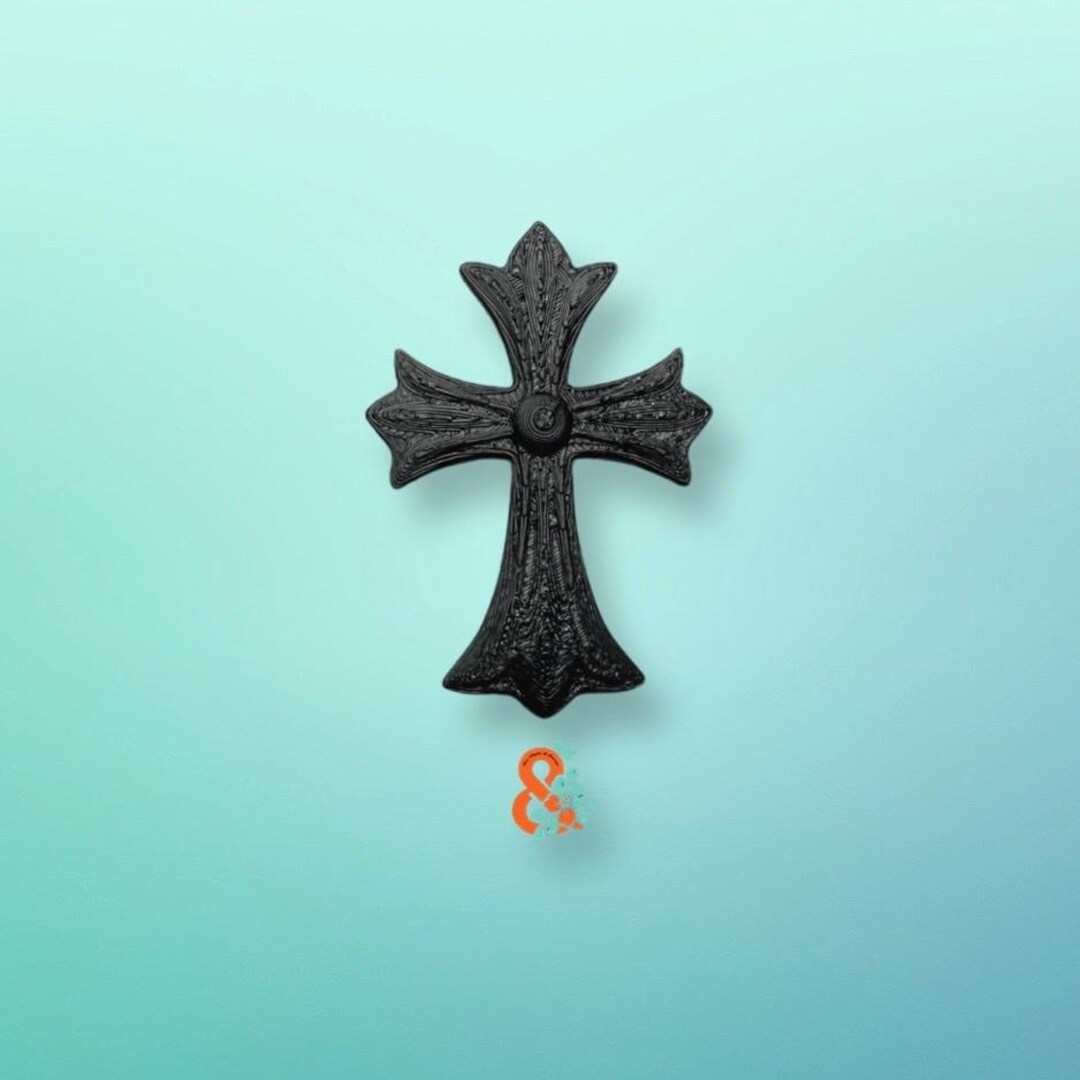 Large Gothic Cross Crocs Charm X 1 (BLACK) Jibbitz - Etsy