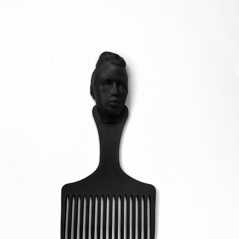 Grace Jones Afro Comb and Beard Comb, 2 in 1 Artisan PLA Comb ...