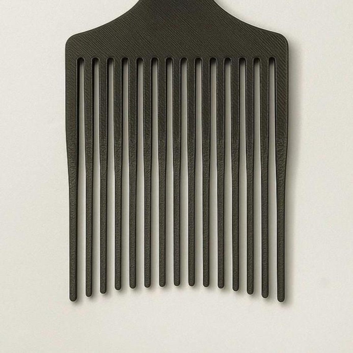 Jean-michel Basquiat Afro Comb and Beard Comb, 2 in 1 Artisan PLA Comb ...