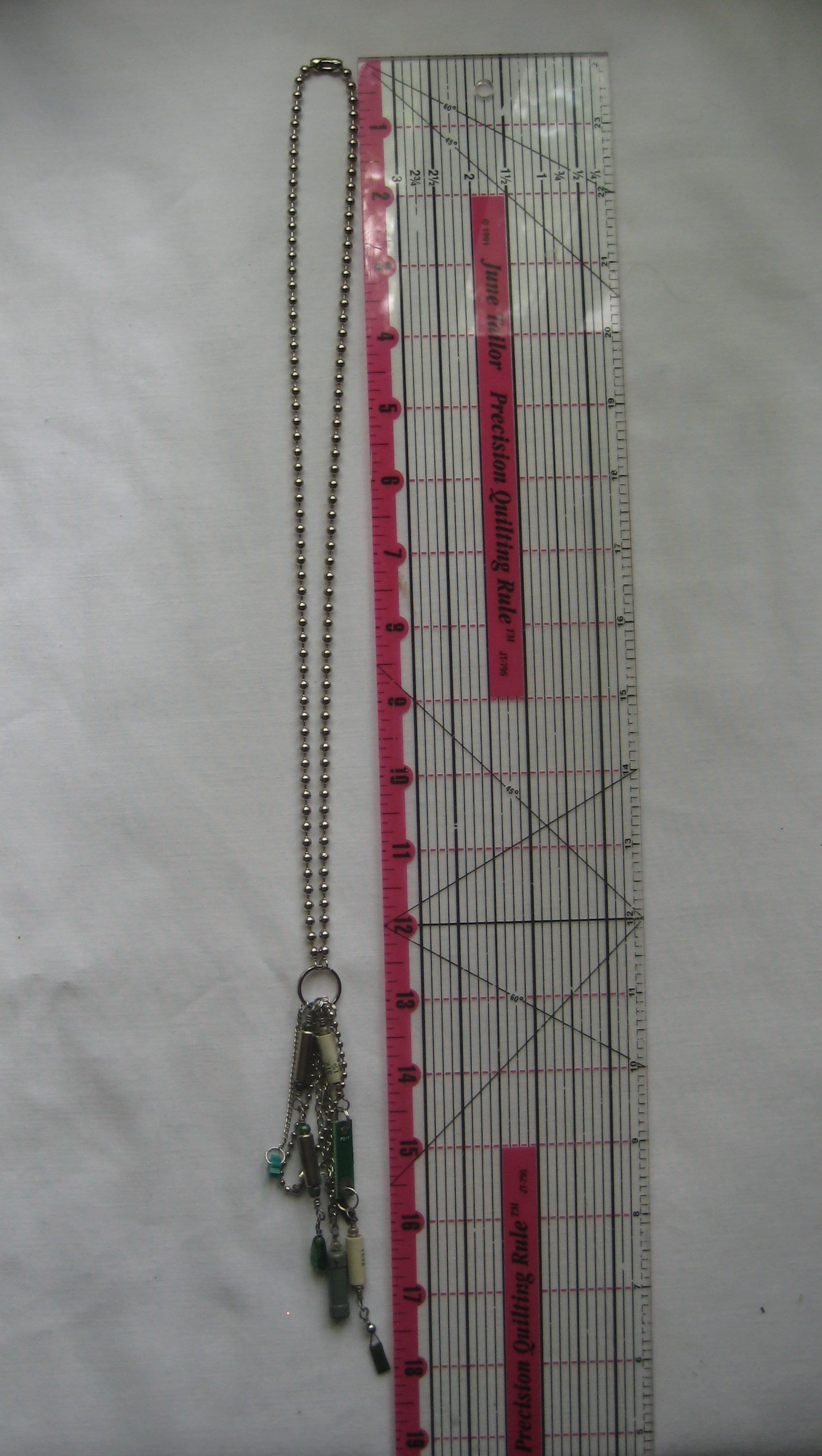 HANDMADE Resistor Charm Necklaces Green, White, and Grey - Etsy