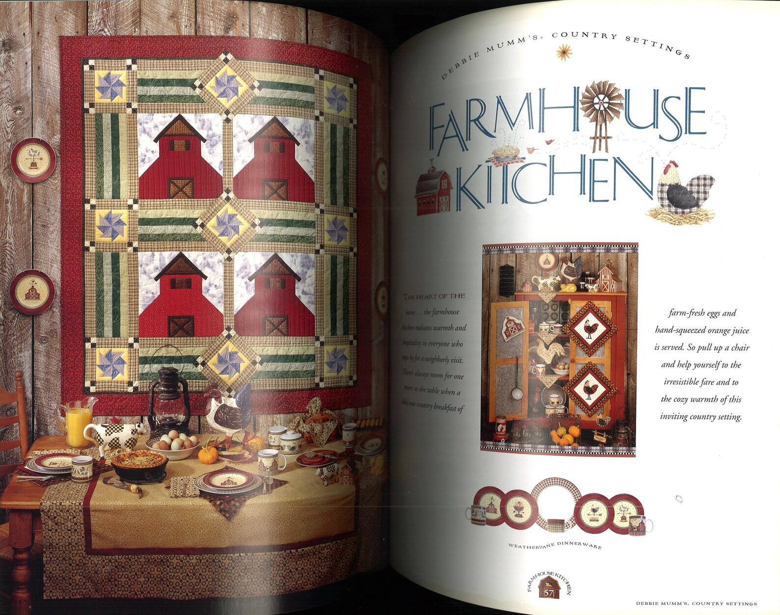 Debbie Mumm's Country Settings - Etsy