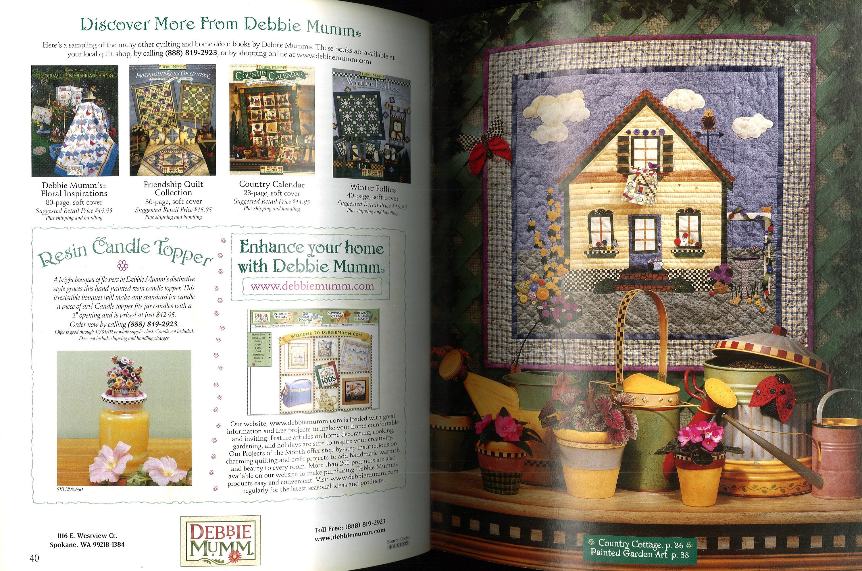 Cottage in Bloom by Debbie Mumm - Etsy