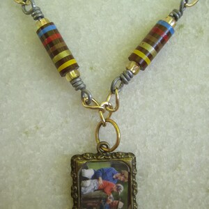 HANDMADE Striped Resistor Necklaces - Charms and Picture Frames - Etsy