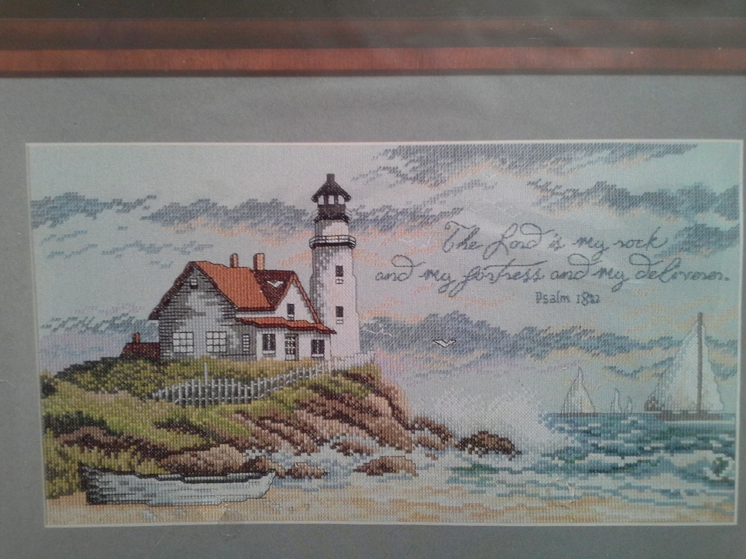 Lighthouse Counted Cross Stitch Kit - Embroidery DIY - "lighthouse at ...