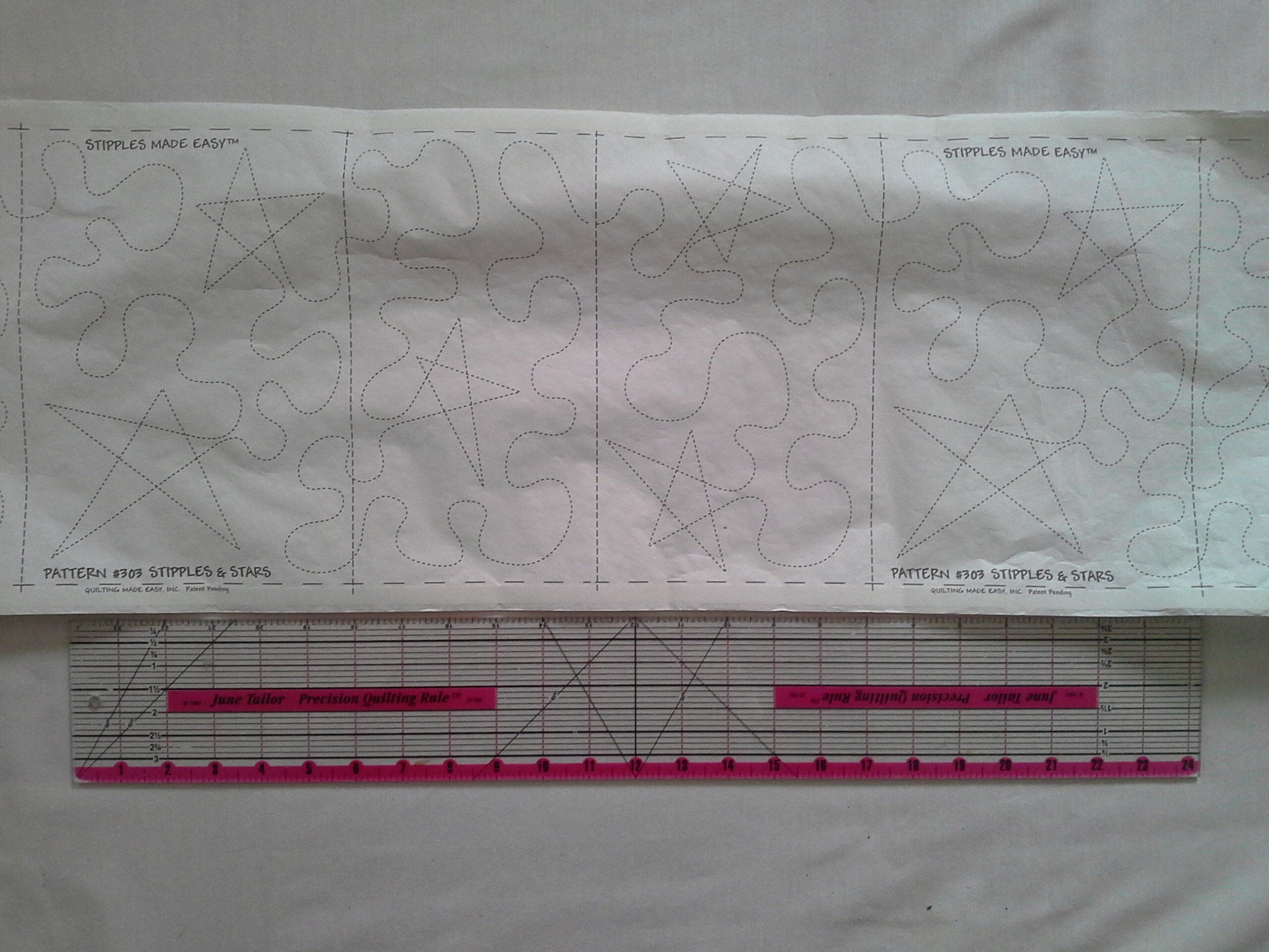 Stipples & Stars Made Easy Roll Quilting Self-adhesive Pattern - Etsy