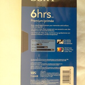 New Blank VHS Tapes - Sony, Fujifilm, JVC - Etsy