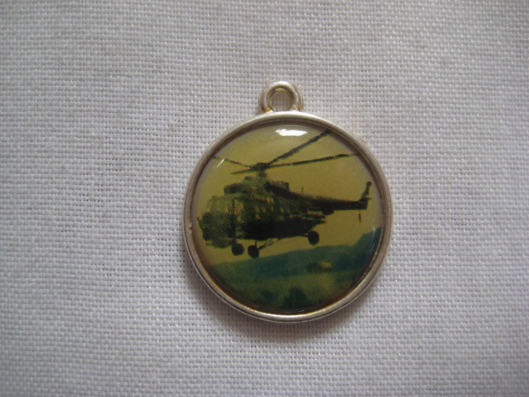 Helicopter Charm - Etsy