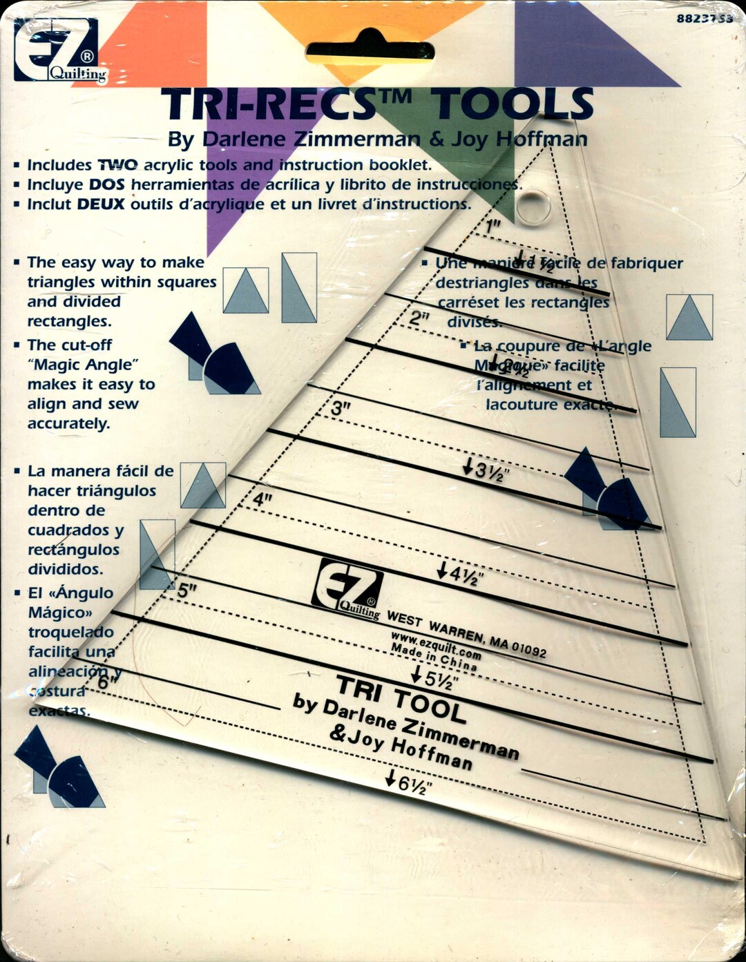 Tri-recs Tools by EZ Quilting, Darlene Zimmerman and Joy Hoffman - Etsy