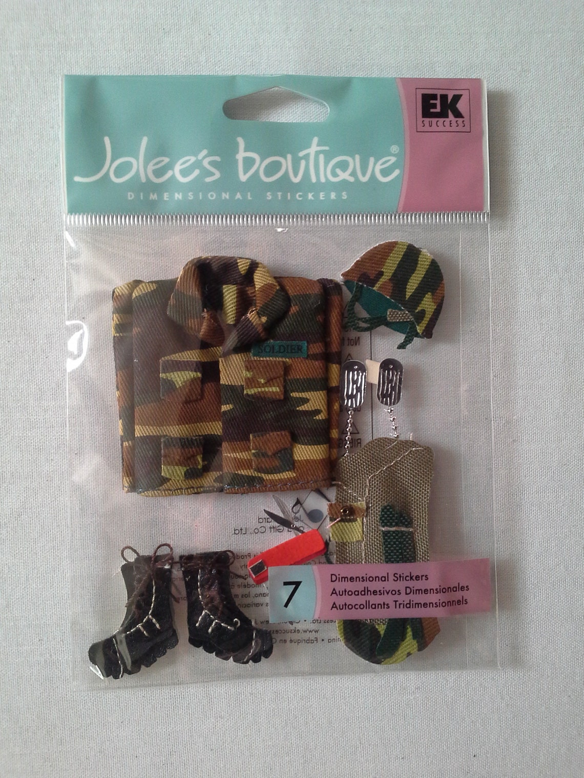 Army Fatigues Stickers for Cards and Scrapbooking - Etsy