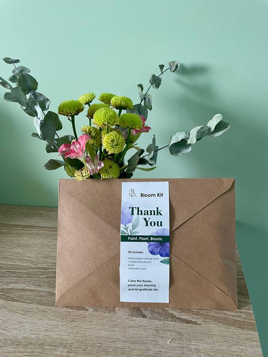 Watercolor Seed Paper Thank You Kit: Eco-friendly Gratitude Gift - Etsy