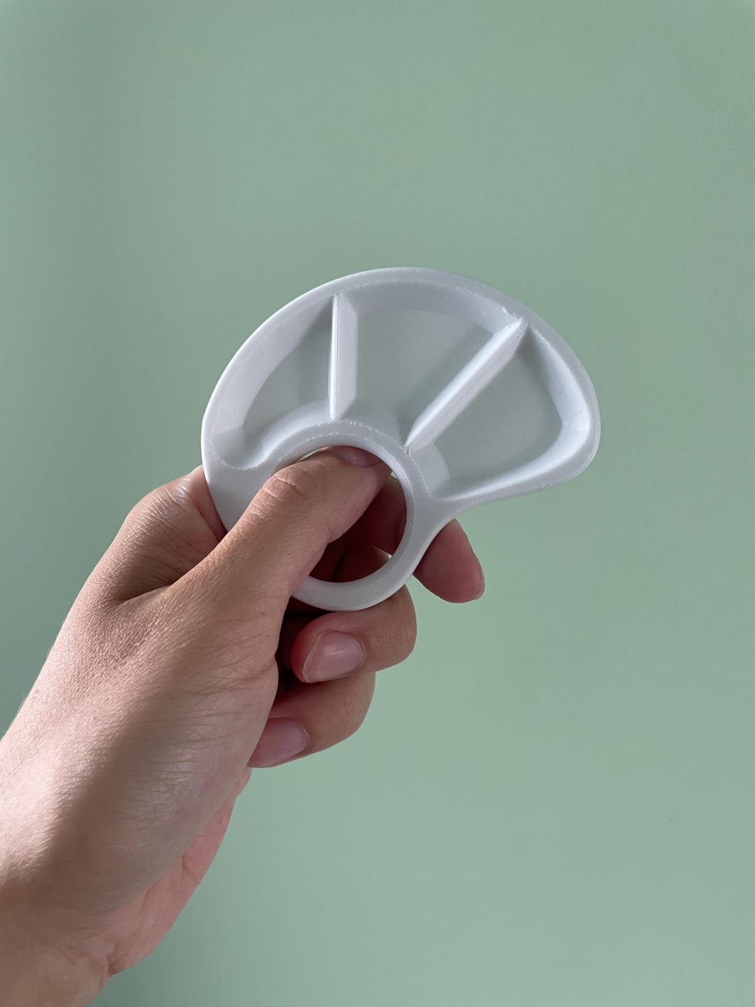 Eco Paint Palette – 3D Printed PLA Thumb Palette – Reusable ...