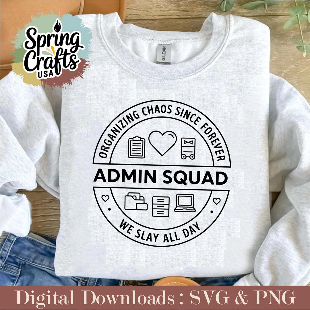 Admin Squad SVG PNG, Assistant Principal, Gift to Admin Svg, Gift for ...