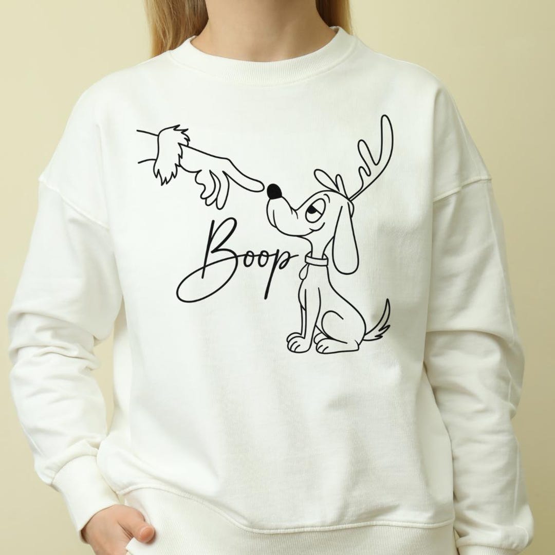 Boop PNG Digital Download, Funny Christmas Dog Sublimation, Mean One ...