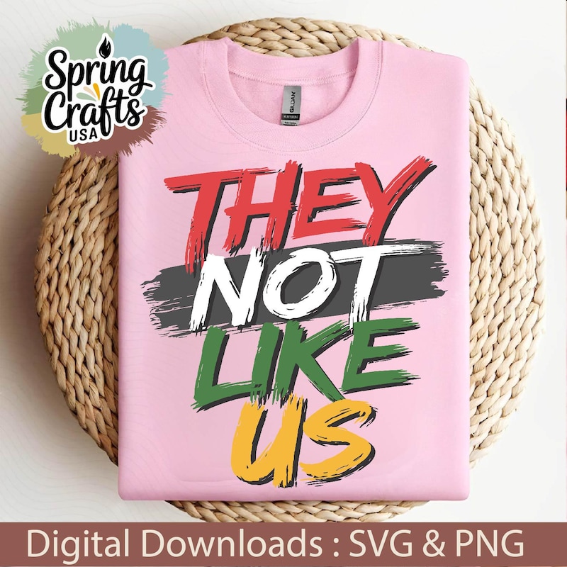 They Not Like Us Svg Png - Etsy