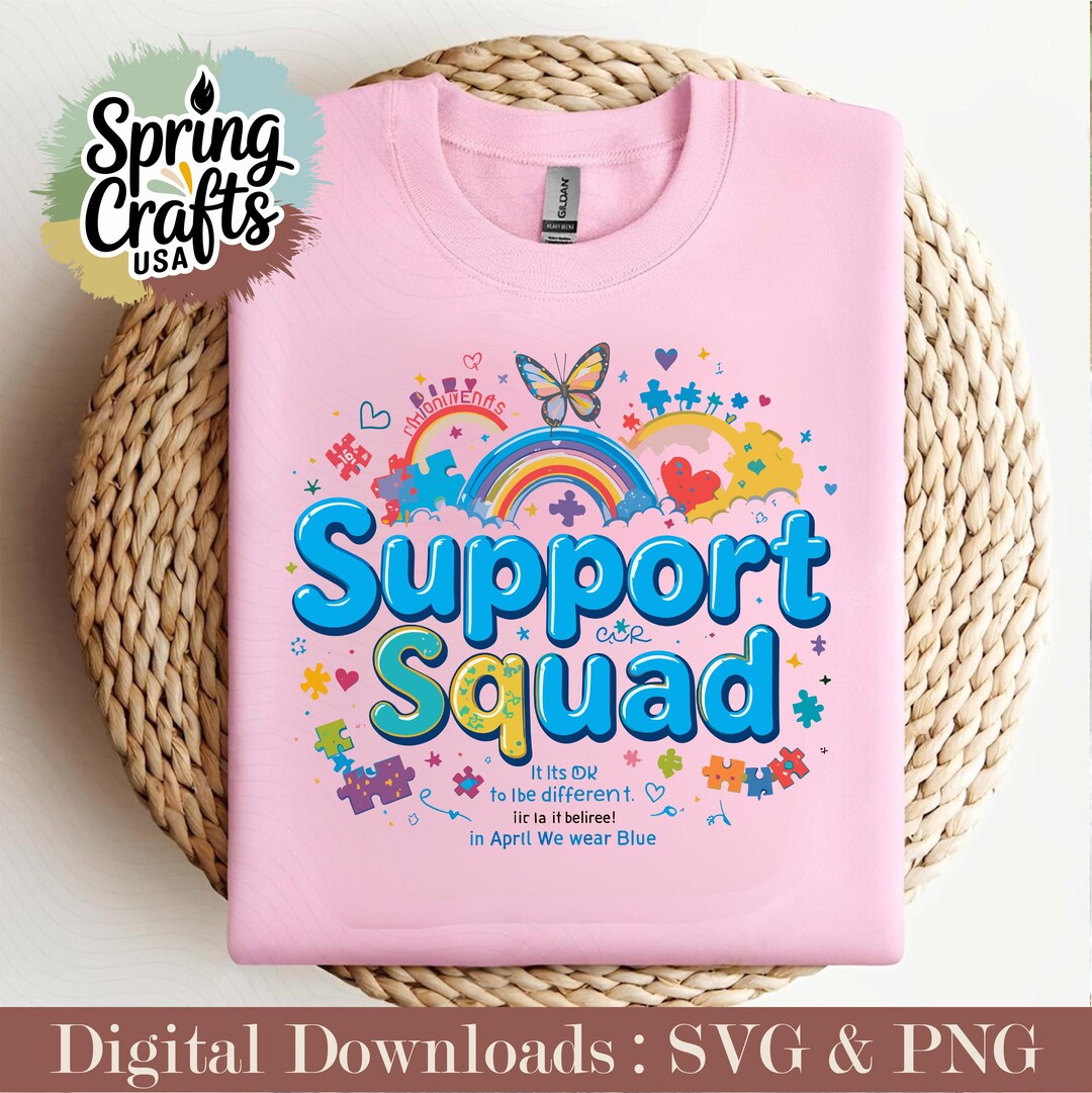 Family Autism Support Squad Png, Autism Mom Png, Support Squad Png ...