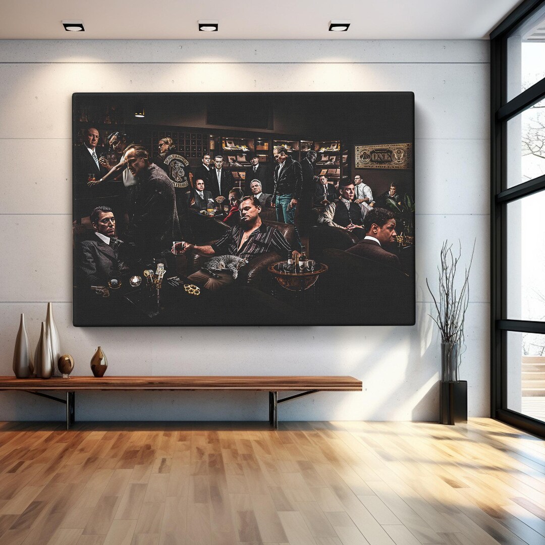 Top Movie Characters of All Time Canvas Print Wall Art the Most Famous ...