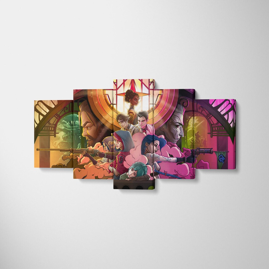League of Legends, Arcane Cover Poster Print, Arcane Canvas, Wall Art ...