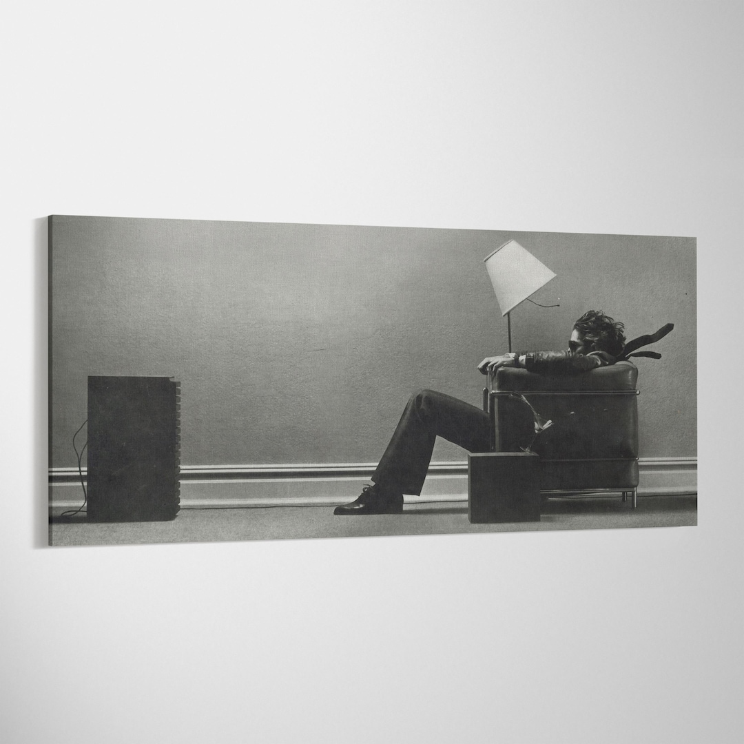 Blown-away Guy Maxell Ad 1979 Steve Steigman Canvas Wall Art Decor, Art ...