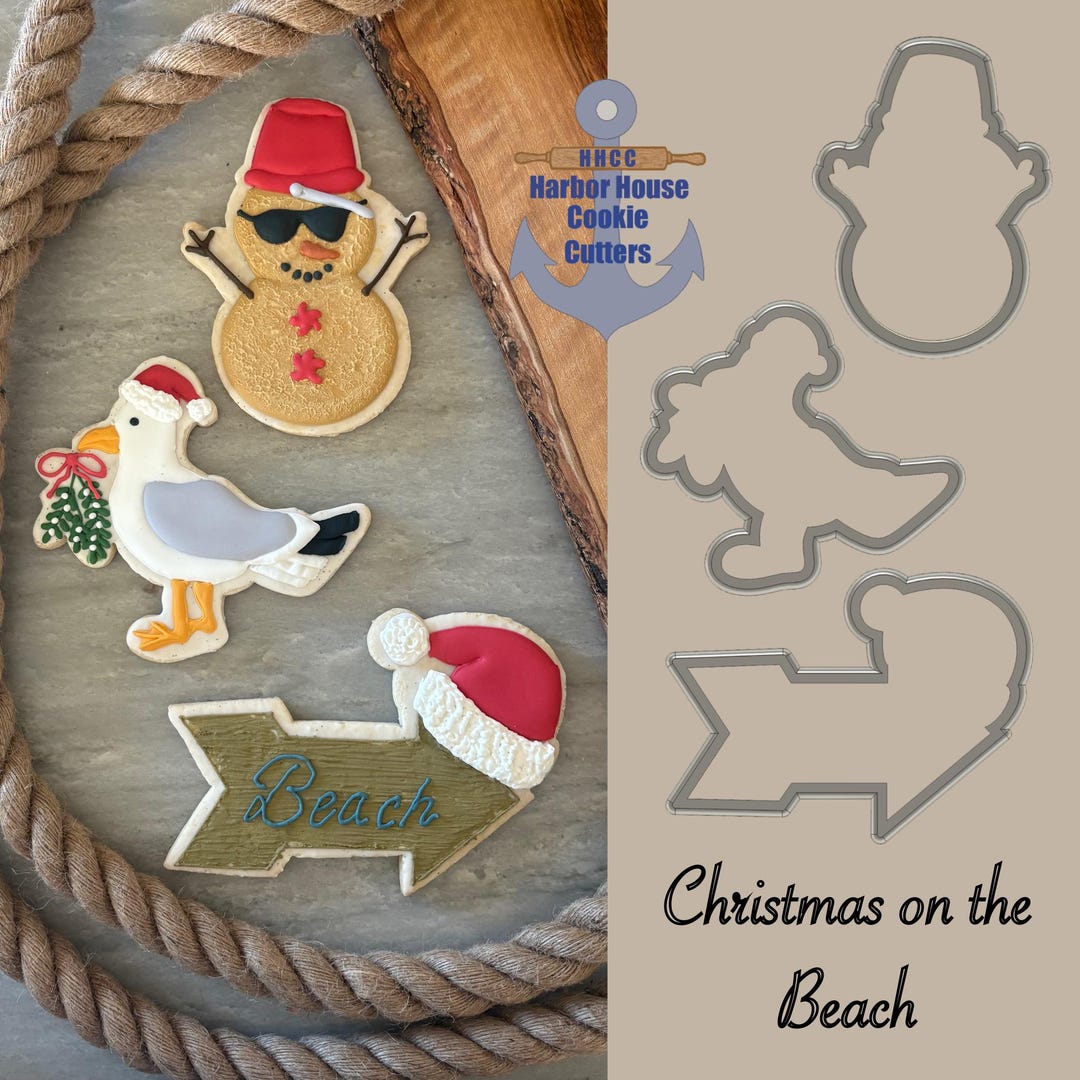 Christmas on the Beach: Sandman, Christmas Seagull, & Beach Sign Santa ...